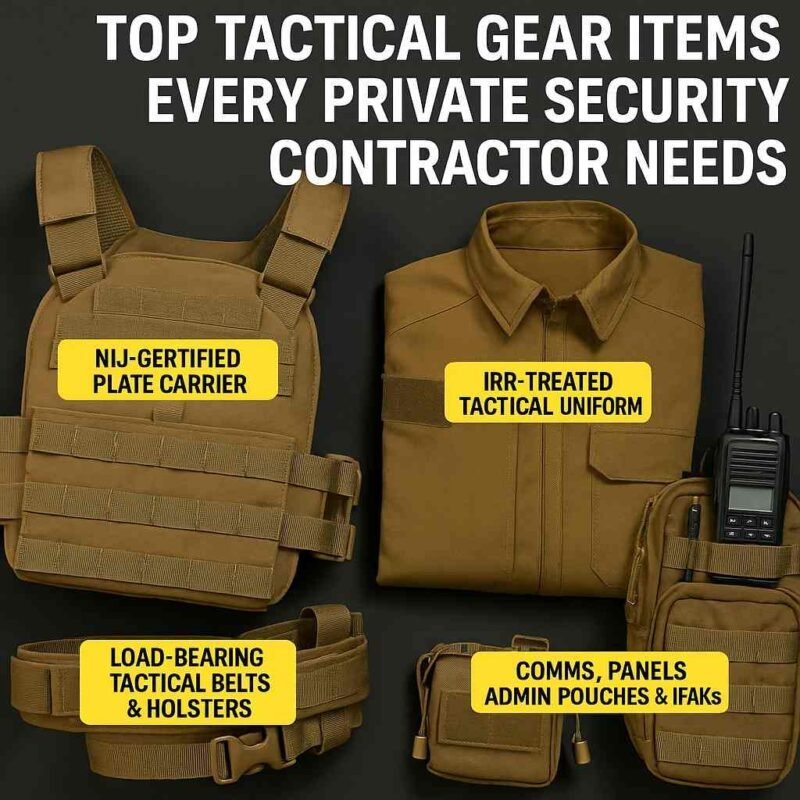 Top Tactical Gear Items Every Private Security Contractor Needs ...